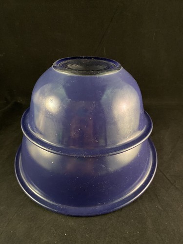 Set of 2 Vtg Pyrex Cobalt Blue Clear Bottom Mixing Bowls # 322 & 323 ...