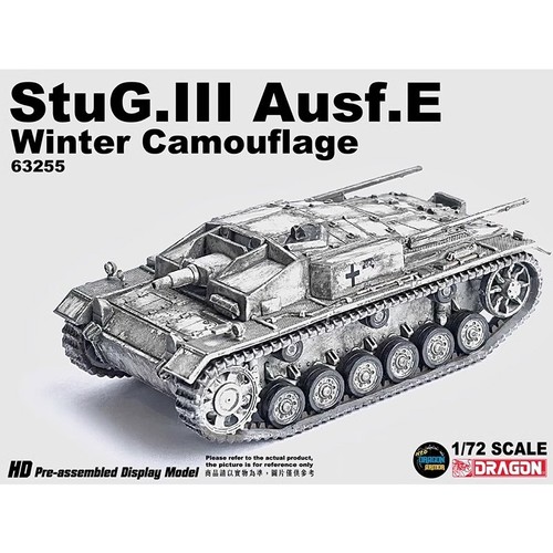 Dragon 1/72 III Assault Gun E Type Winter Painting Soviet Union 1942 ...