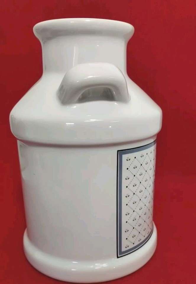 Vintage Ceramic Milk Jug / Crock With Cute Dairy Cow Farm Country ...