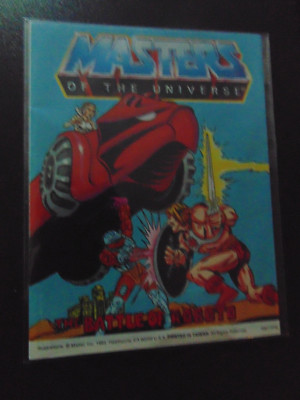Masters Of The Universe MOTU He-Man Mini Comic 1984 Taiwan Battle ...