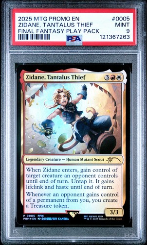 2025 MTG PROMOS FINAL FANTASY PLAY PACK #0005 ZIDANE, TANTALUS THIEF ...