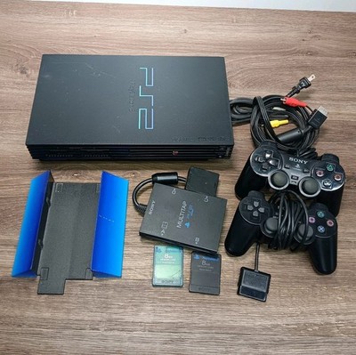 Sony PlayStation 2 PS2 Fat Console System 2 Controller & Extras Tested ...