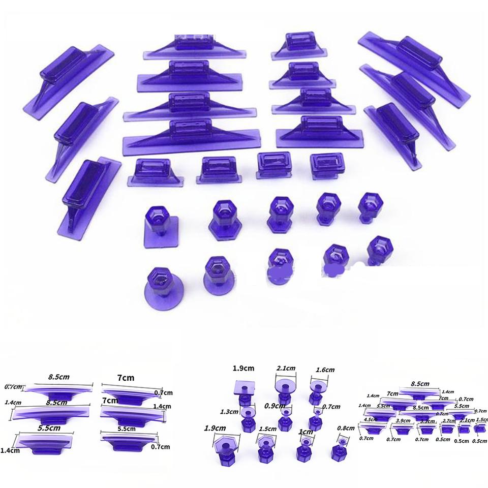Paintless Dent Repair Glue Tab Kit Lightweight Design Precision Dent ...