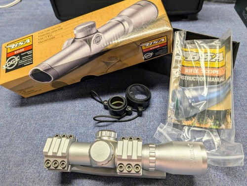 BSA Silver Edge 2x20 Pistol Scope W Mount 631618107647| eBay