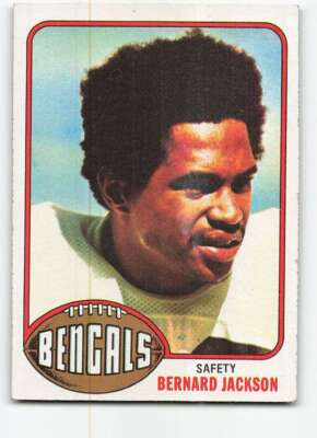 1976 Topps #449 Bernard Jackson EX Excellent RC Rookie Bengals 116181 ...