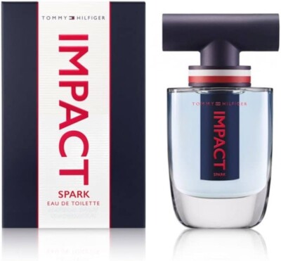 Men TOMMY HILFIGER IMPACT SPARK Cologne 3.4 oz Edt Spray +Travel New in ...