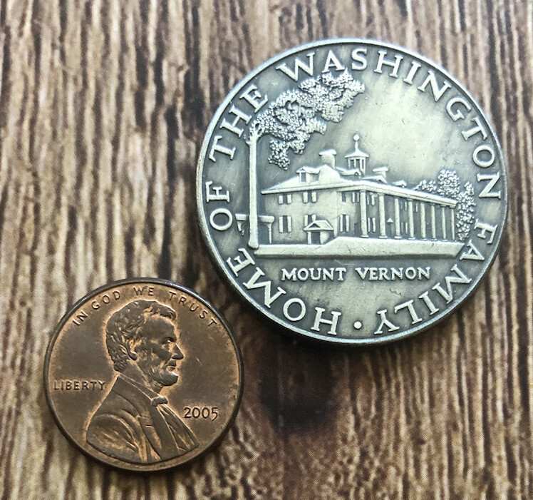 1759 Martha Washington. Mount Vernon Virginia. Hobby Coin. Modern ...