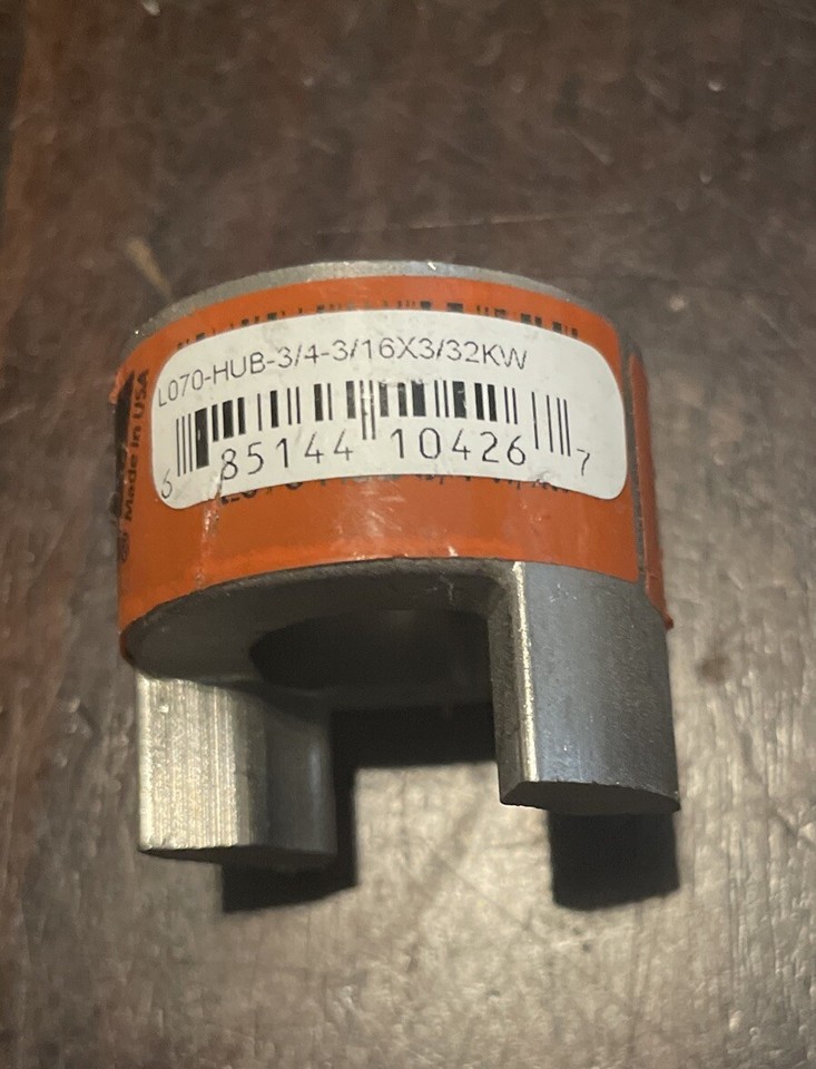 Lovejoy L-070 X 3/4 L070 X .750 Jaw Coupling Hub 3/4" Keyed Bore NEW ...