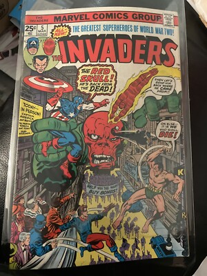 the invaders #5 march 1976 marvel comics | eBay