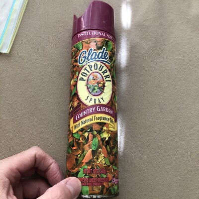 Vintage 1996 Glade Potpourri Spray 12 oz Country Garden Doesn’t Spray ...
