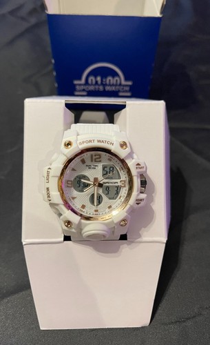 SAMOR Sports Watch Men Shock Digital White Waterproof | eBay