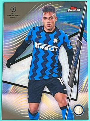 2020-21 Topps Finest UEFA Champions League #17 Martinez Inter Milan ...