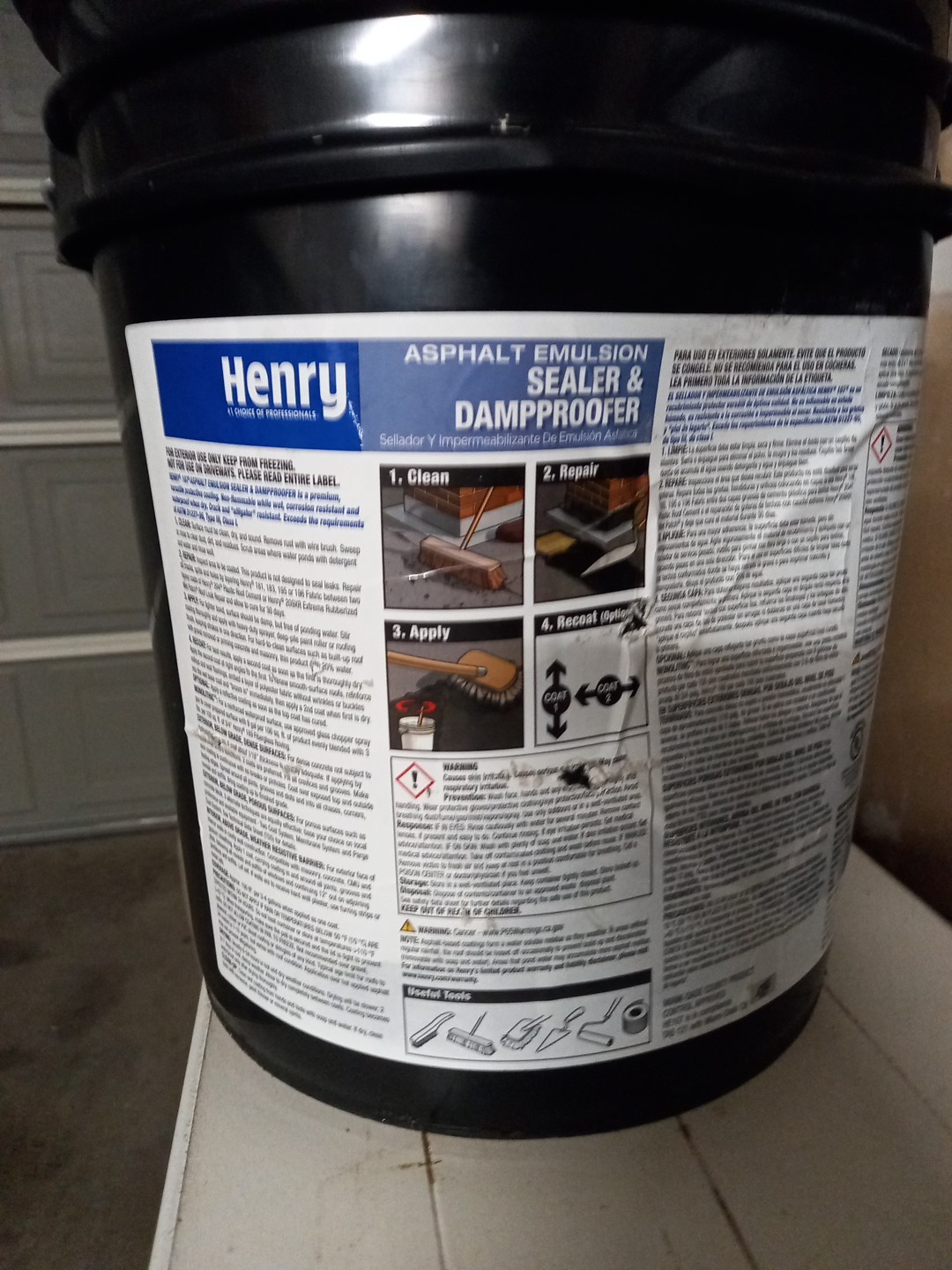 Henry Alsphat Emulsion Sealer and Dampproofer, 4.75 gal HE107571 ...