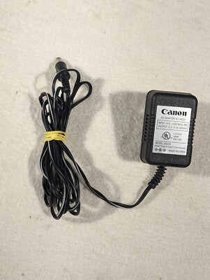 Cannon AC-36011 AC Adapter D6240 120V AC - 6.3V DC 240 mA *Genuine ...