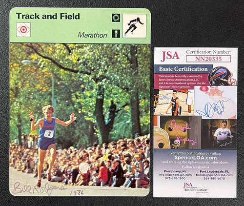 Bill Rodgers Signed 1978 Sportscaster #30-5 JSA w/COA Long Distance ...