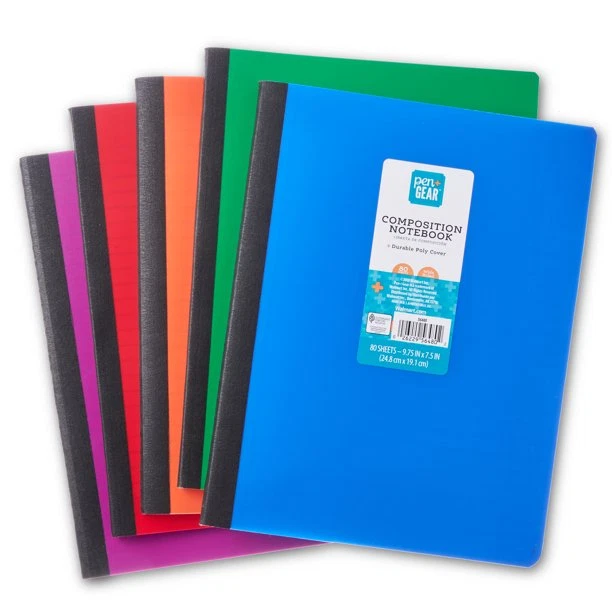 Pen And Composition Notebook