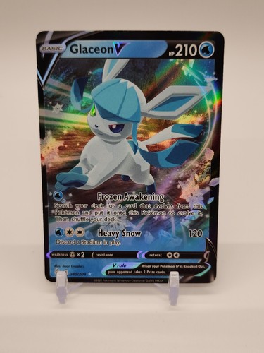 Glaceon V #40 Pokemon Evolving Skies | eBay