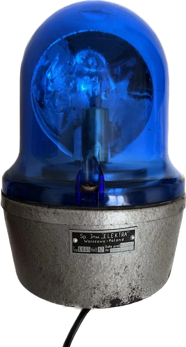 Blue Rotating Beacon Light 12v | Shelly Lighting