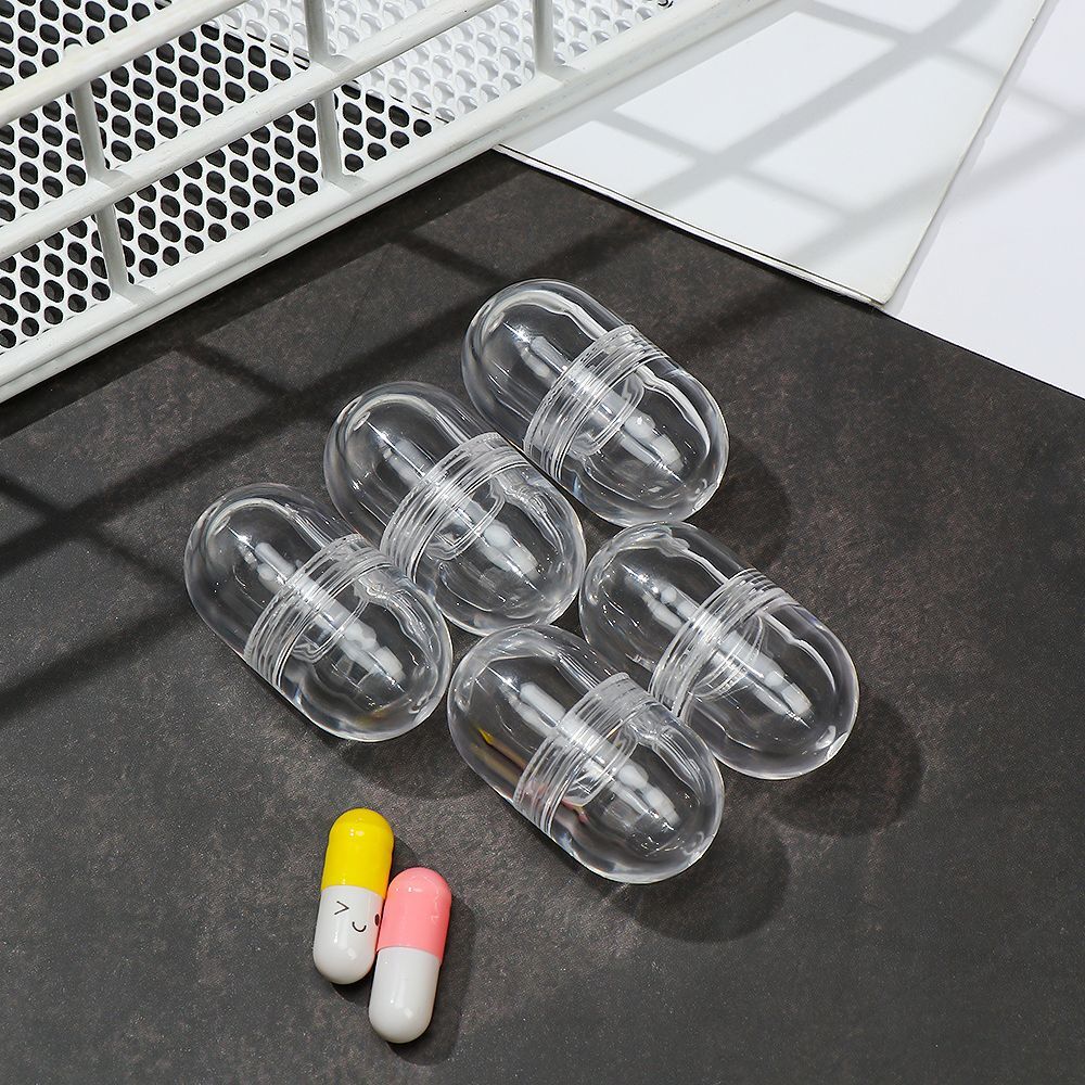 Container Storage Box Medicine Splitters Bottle Pill Cases Empty ...