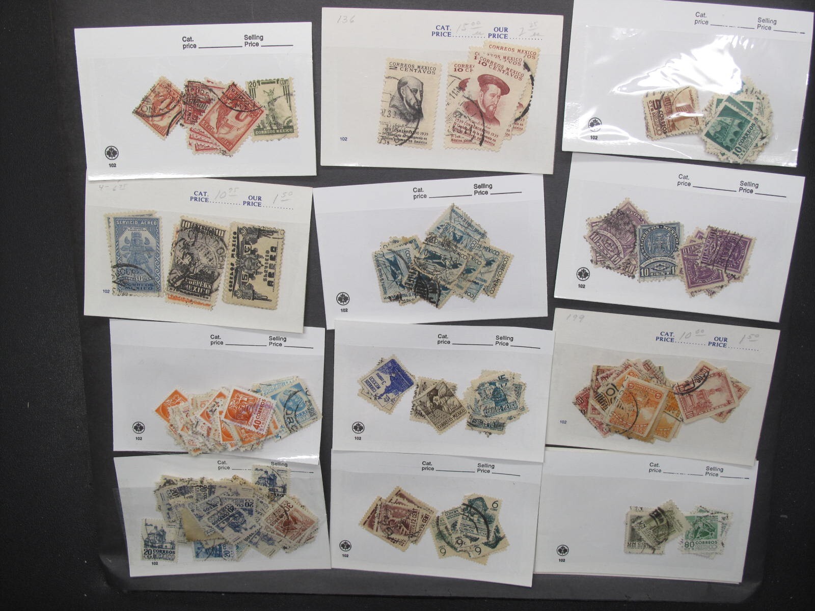 Older Mexico Mixture Sorted Into Envelopes Many 100s | eBay