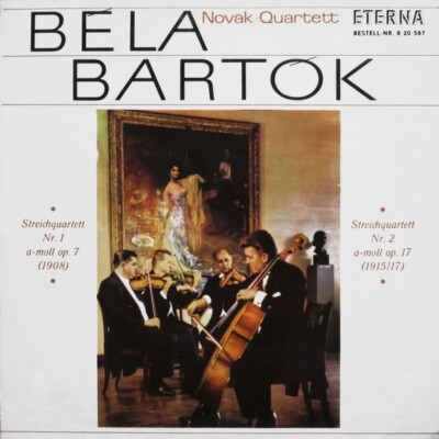 Bartok: Novak-Quartett Streichquartett N r1&2 petrol white ETERNA ...