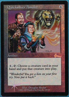 Quicksilver Amulet FOIL Urza's Legacy PLD Artifact Rare CARD (457814 ...