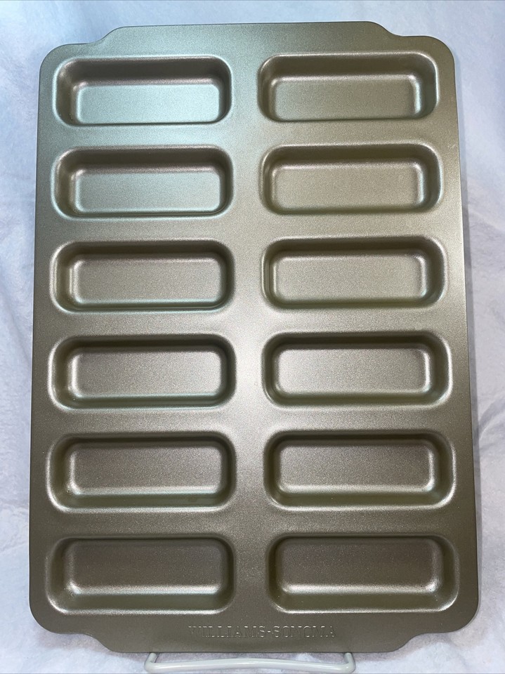 Williams Sonoma Snack Bar Pan Non-stick Granola Cookies 12 Bars ...