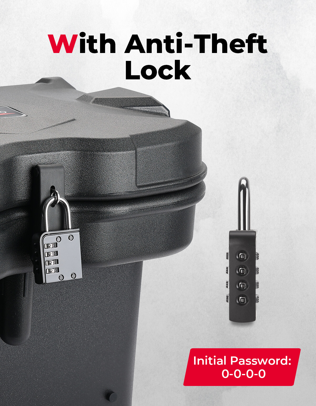 2Pcs UTV Rear Cargo Storage Box for Polaris Ranger XP 570 900 1000 Crew ...