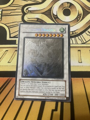 Yu-Gi-Oh! TCG Stardust Dragon TDGS-EN040 Unlimited Ghost Rare | eBay