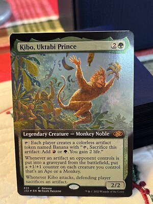 MTG: Kibo, Uktabi Prince - 2022 JumpStart Buy A Box Full-Art FOIL PROMO ...