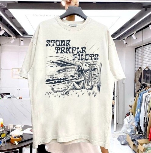 Stone Temple Pilots band Graphic White T shirt Unisex tee Reprint S-5XL ...