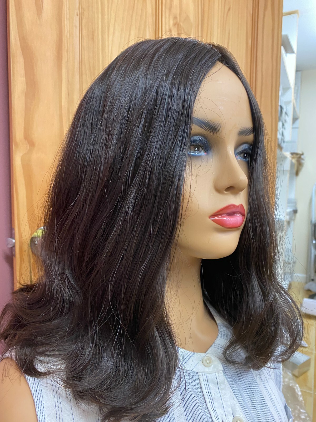 Malky Wig Sheitel European Multidirectional Human Hair M cap, 8/4, Wavy ...