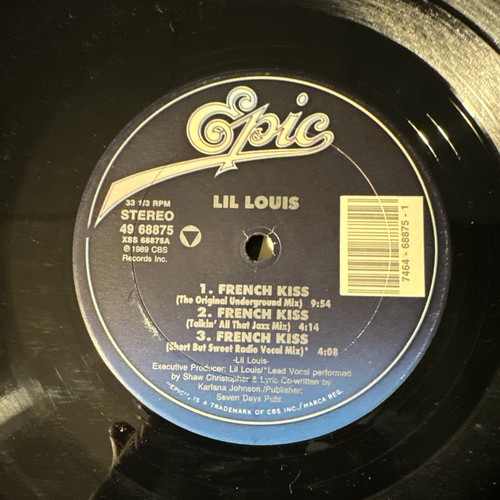 Lil Louis - French Kiss - Epic - 1989 CBS Records - 12" Vinyl Record EX | eBay