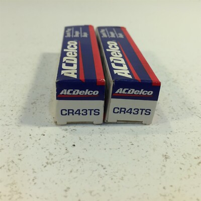 (2) Genuine ACDelco CR43TS Spark Plugs - Lot of 2 | eBay
