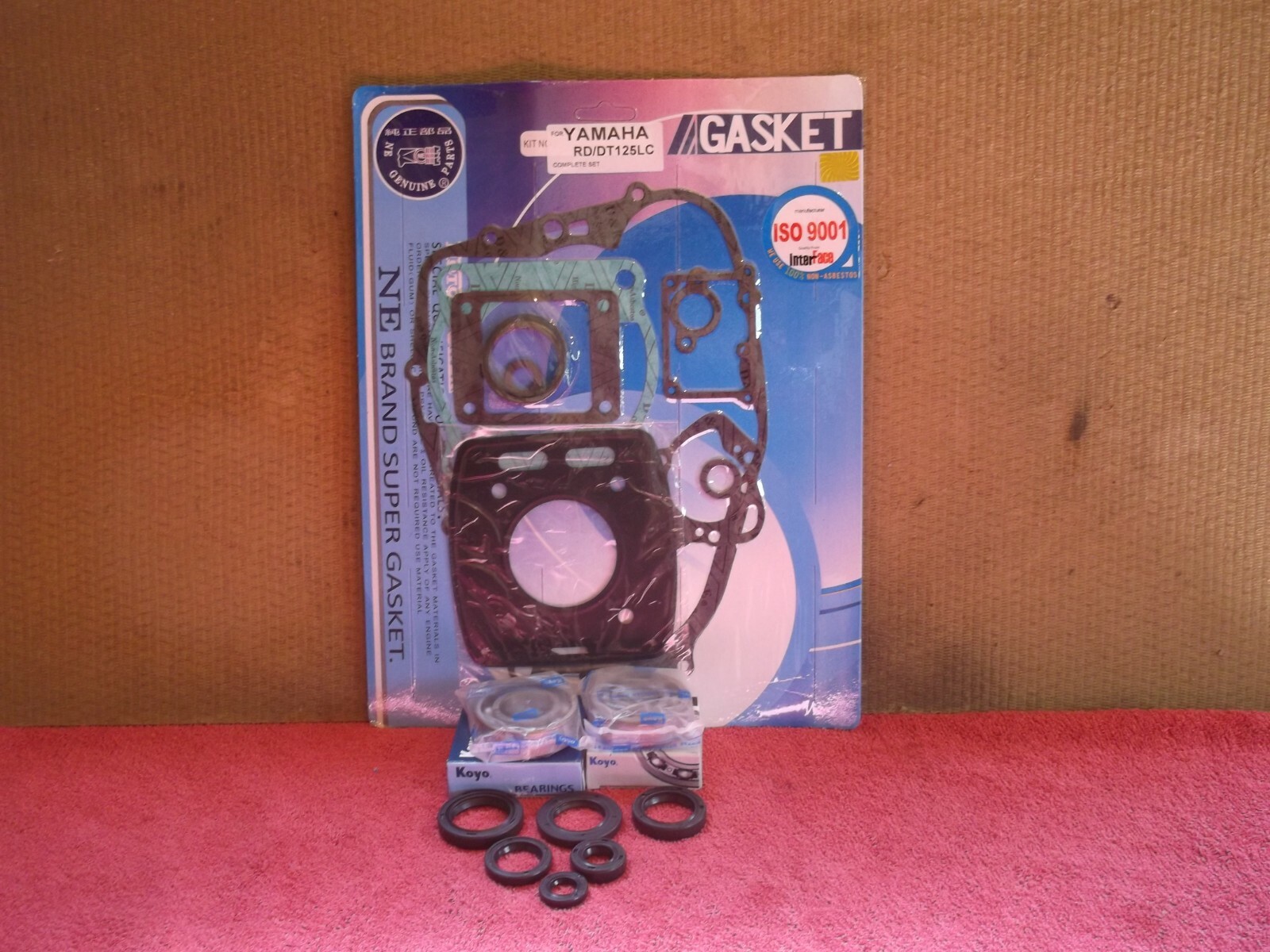 Yamaha DT125LC MK2 '85-'87 Engine Rebuild Kit.Main bearings,Oil seals ...