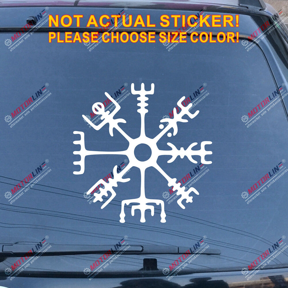 Vegvisir Viking Compass Decal Sticker Viking Odin Norse Norway Vinyl ...