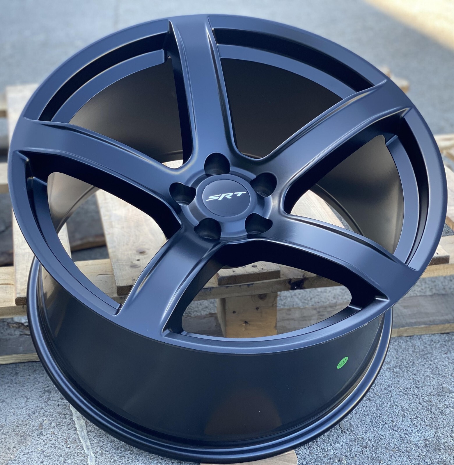 20x11 +0 MATT BLACK Wheels FITS Challenger Charger SRT Scat Pack ...