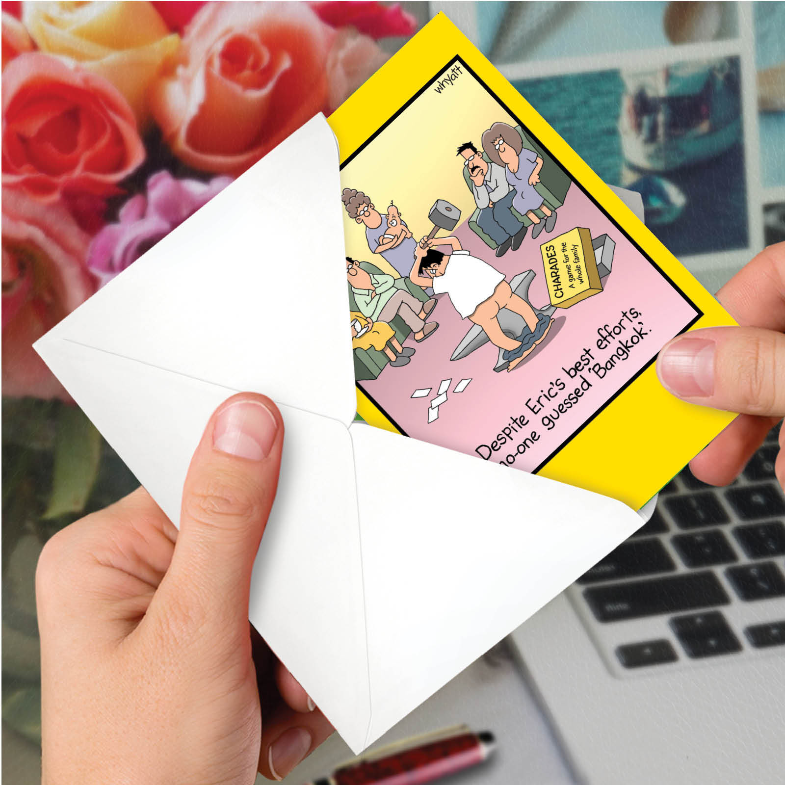 NobleWorks - 1 Funny Card for Happy Birthdays - Hilarious Cartoon ...