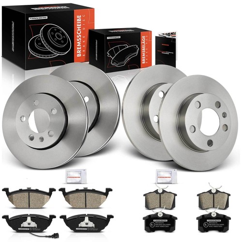 Brake Discs & Brake Pads Front Rear for Audi A2 A3 Seat Ibiza III IV ...