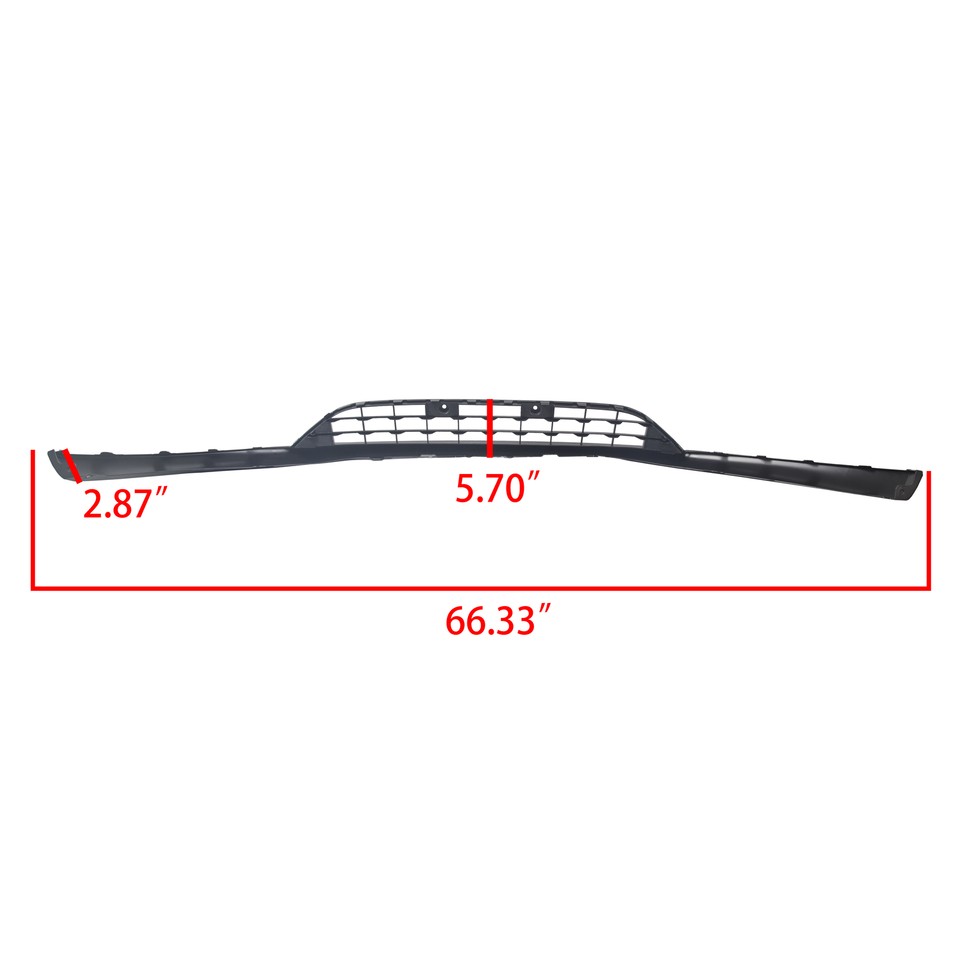 Fits 2015-2018 Ford Focus Front bumper Lower Valance Panel Grill for ...