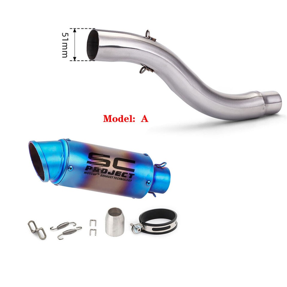 Slip Muffler Tips Header Pipe Exhaust System For Triumph Daytona 675R ...