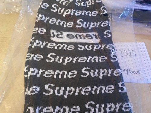 SUPREME X NEW ERA REPEAT BALACLAVA SKI MASK BLACK (FW23) 100% AUTHENTIC | eBay