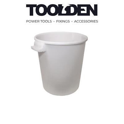 Faithfull FAI10GBUCKET Builders Bucket 50 litre (10 gallon) - White ...