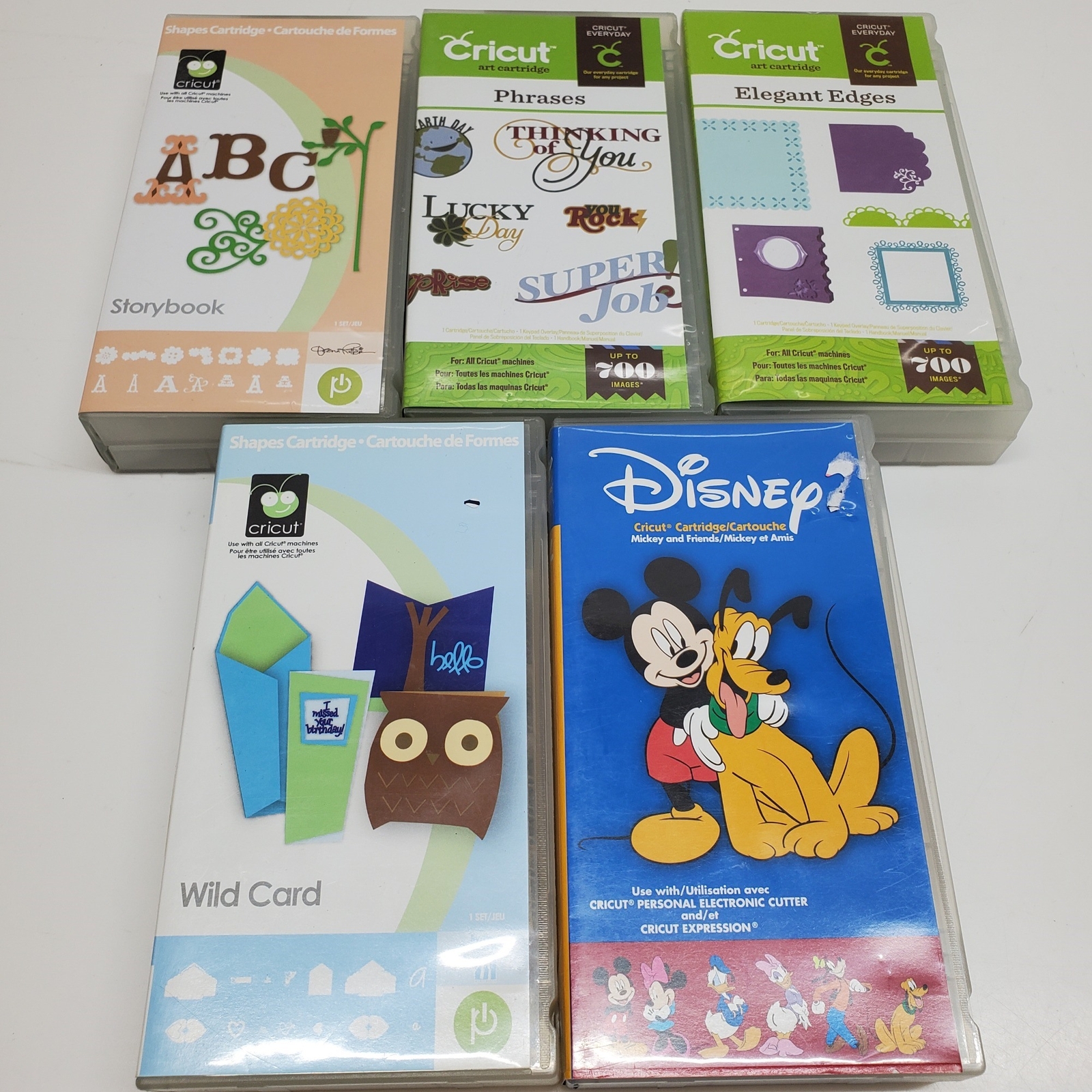 Lot of 6 Cricut Shapes Cartridges | eBay