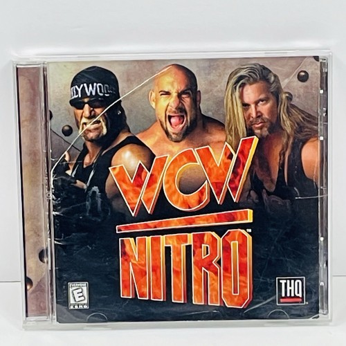 WCW Nitro Windows 95 PC CD-ROM Software Video Game Bret Hart Hollywood ...
