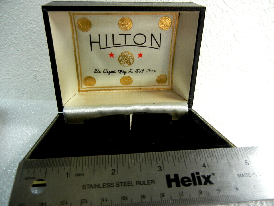 Vintage HILTON Contessa 25 Jewel 14K Gold Ladies Watch Original ...