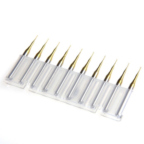 10Pcs for Coat 3.175x0.5mm End Mill Engraving Bits CNC Cutters | eBay