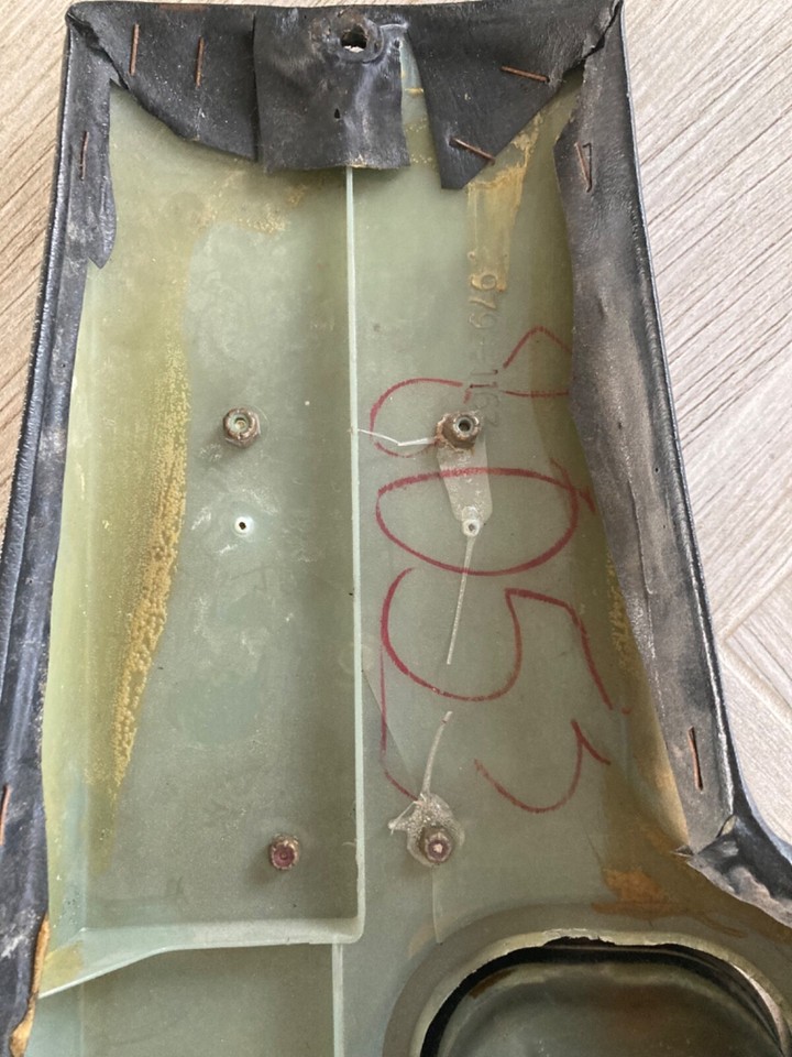 1968-72 Pontiac Gto Console,Manual Shift,Factory Black, Driver ...