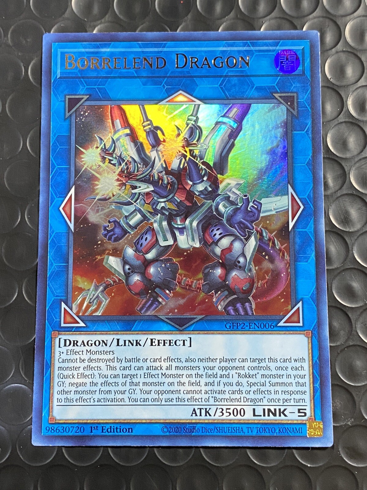 YuGiOh! - Borrelend Dragon GFP2-EN006 Ultra Rare 1st Edition Near Mint ...