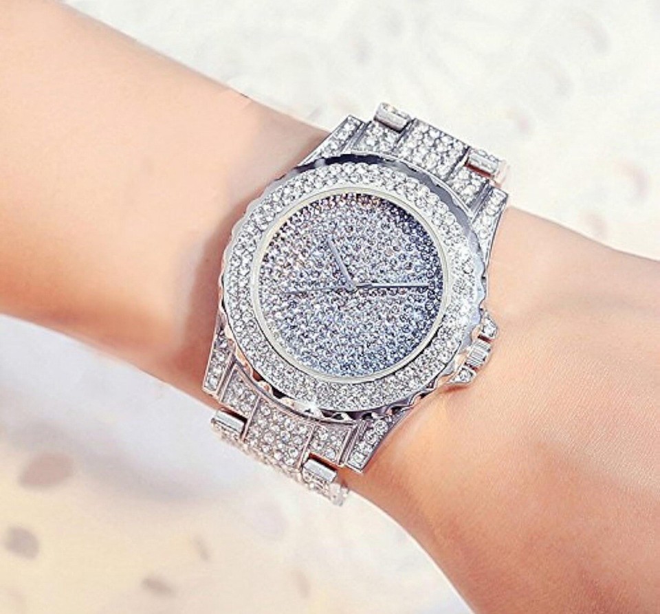 Woman Watch Bling Bling Fashion Jewelry Crystal Rhinestone Ladies Watch ...